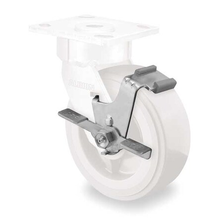 Zoro Select Caster Brake Kit,Tread Lock,6 in,Steel (P-WB25 060X200) | Zoro