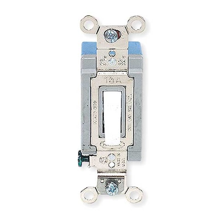 Hubbell Wiring Device-Kellems Wall Swtch, 1-Pole, 120/277V, 15A, Wht ...