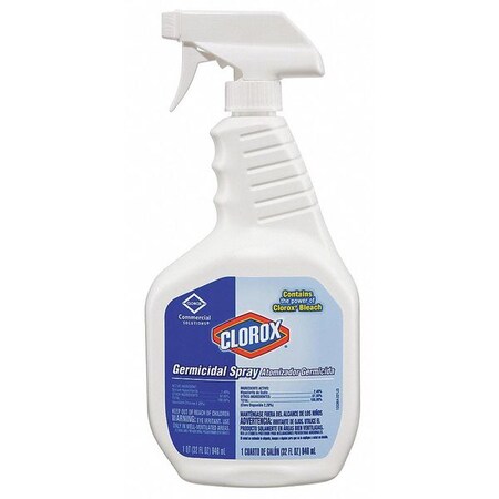 Clorox Germicidal Spray, 32 oz. Trigger Spray Bottle, 9 PK 35310 | Zoro