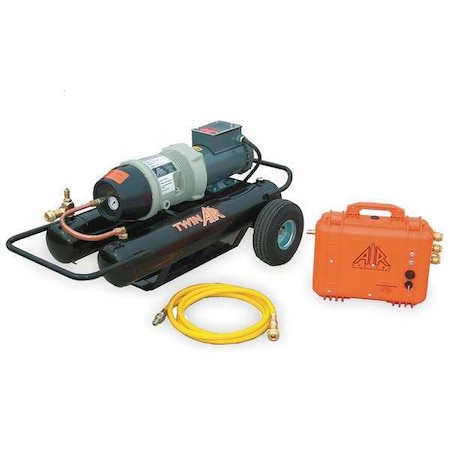 Air Systems Intl Breathing Air Compressor, 110 psi, 17.5 AC COMP-3 | Zoro