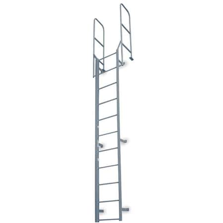 Cotterman 22 ft 8 in Overall H, Fixed Ladder, Steel, 20 Steps, Forward ...