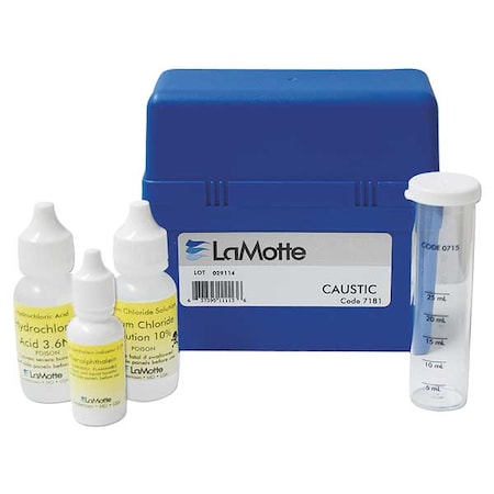 Lamotte Water Quality Testing Kit, Caustic 7181-01 | Zoro