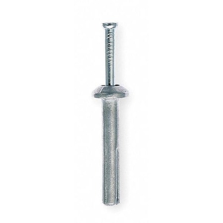 Red Head Hammer Drive Pin Anchor, Steel 100 PK HS-1412 | Zoro