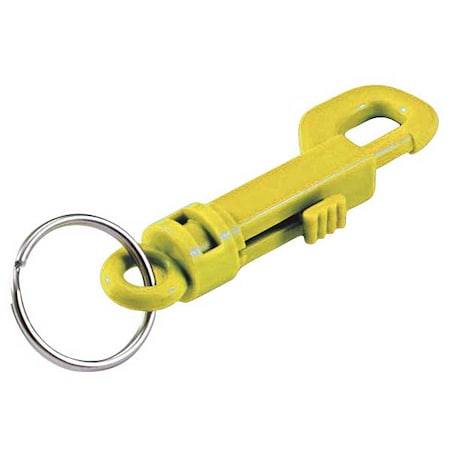 Lucky Line Plastic Key Clip, Neon Yellow, Plastic, Not Load Rated 4FCE1 ...