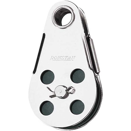 Ronstan Wire Block, Wire Rope, 1/4 in Max Cable Size, 1,870 lb Max Load ...