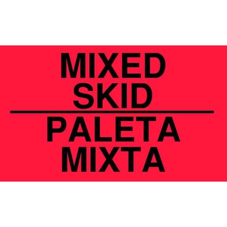 Zoro Select Shipping Labels, Black/Red, 5 In. W, PK500 4FTG8 | Zoro