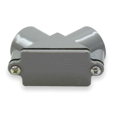 Cantex Pulling Elbow, PVC, 1/2 In. 5240100 | Zoro