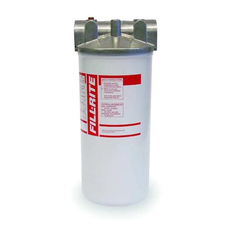 Fill-Rite Fuel Filter Housing For Fill-Rite Pumps, 1 in NPT, 40 gpm, 50 ...
