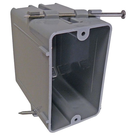 Cantex Electrical Box, 18.0 cu. in., Switch Box Type, 1, PVC EZ18SNR | Zoro