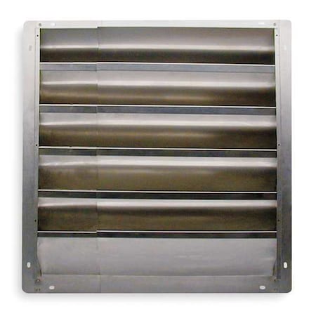 Dayton Louver, Intake, 21-36 In, Aluminum 4F954 | Zoro