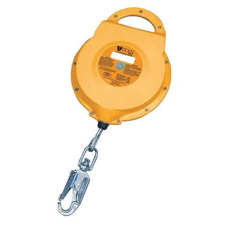 Honeywell Miller Self-Retracting Lifeline, 50 ft., Yellow TR50/50FT | Zoro