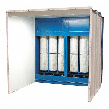 Global Finishing Solutions Recovery Powder Booth, 6 x8 x6 ft. PCB-686 ...