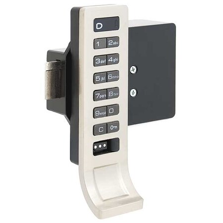 Digilock Electronic Lock, Brushed Nickel, 12 Button APV-619-01-21-GR01 ...