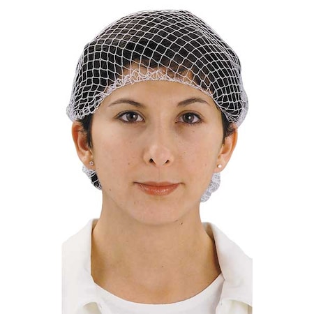 Cellucap Hairnet, Heavyweight Nylon, 26 in Dia., Brown, L, 144 PK ...