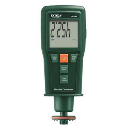 Extech Laser Tachometer, 0.5 to 19,999 rpm 461880 | Zoro