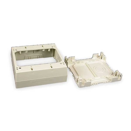 Legrand Extra Deep Device Box, Ivory, Boxes 2348-2 | Zoro