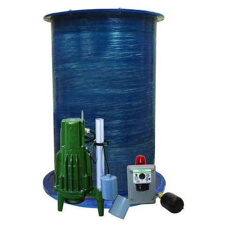 Zoeller Grinder Package, Simplex, 2 HP, 230V 922-0005 | Zoro