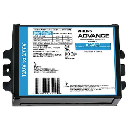PHILIPS ADVANCE PHILIPS ADVANCE 100 W, 1 Lamp HID Ballast (IMH-100-D ...