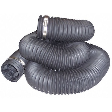 Hemco Fume Hood Ducting, 8 In. x 10 ft., PVC 80053 | Zoro