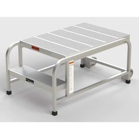 A001 Portable Work Platform, Single Side, Aluminum, 20 In H | Zoro.com