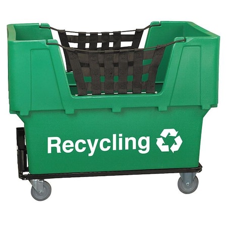 N1017261-GREEN-RECYCLE Material Handling Cart,Green,Recycling | Zoro.com