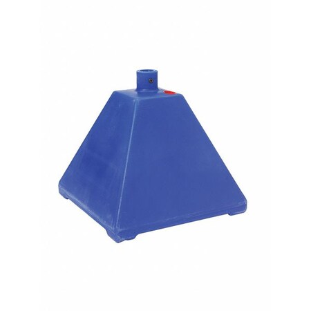 Ideal Shield Sign Base, HDPE, Yellow BPB-YL | Zoro