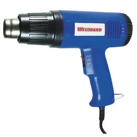 Westward Heat Gun, Corded Powered, 120V AC, Variable Temp. Setting ...