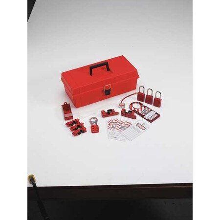 Master Lock Portable Lockout Kit, Electrical Focus Assortment, 3 ...
