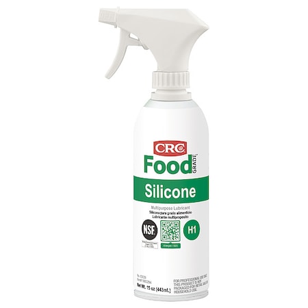 Crc Multi-Purpose Food Grade Silicone Lubricant, H1 Food Grade, -40 to ...