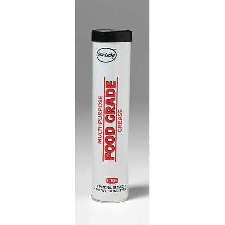 Crc Sta-Lube Multipurpose Food Grade Grease, 14 oz, Cartridge, H1 Food ...
