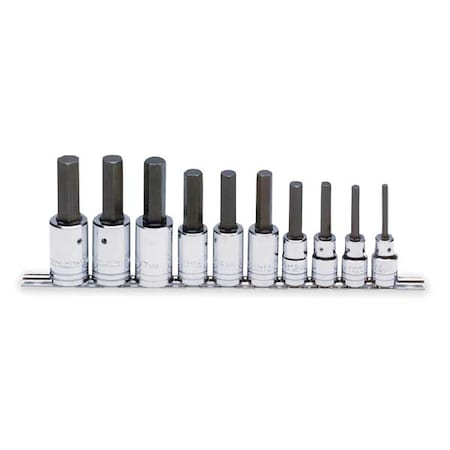 Proto 1/2" Drive Hex Bit Set, Metric, 10 pcs (J5441-MA) | Zoro