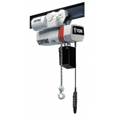 Coffing Hoists Electric Chain Hoist, 1000 lb., 10 ft. 10713W | Zoro