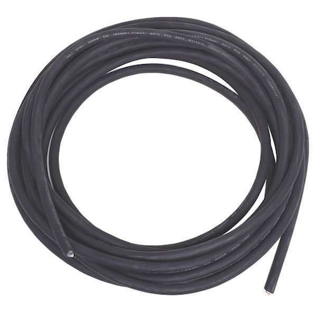 Zoro Select Portable Cord, SOOW, 16 AWG, 3 C, Black, Rubber, Stranded ...