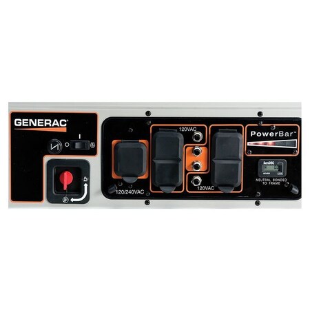 Generac Portable Generator, Gasoline, 8000 Rated, 10,000 Surge ...