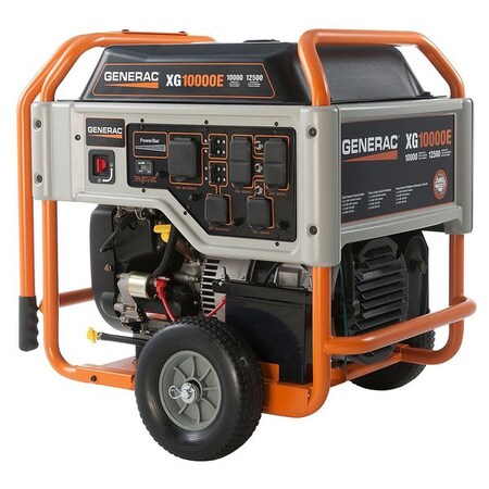 GENERAC XG10000E 12500 W Portable Generator, 10.0 gal. Gasoline ...