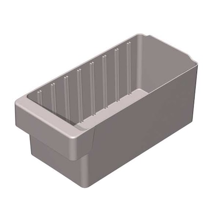 Akro-Mils Drawer Bin, Plastic, Gray 31162GREY | Zoro
