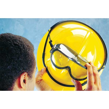 Msa Safety Goggle Retainer, For Use With Hard Caps Black 459458 | Zoro