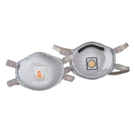 3M N95 Disposable Respirator w/ Valve, Universal, White, PK10 8514 | Zoro