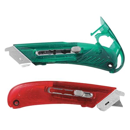 PACIFIC HANDY CUTTER, INC Safety Knife, 3 Fixed Blade Depths, Safety ...