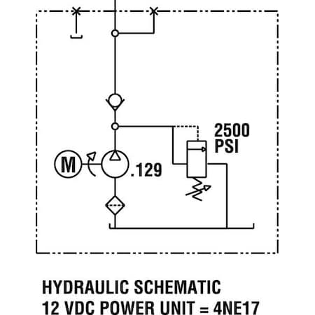 Concentric International Power Unit, 1 Stage, 12VDC, 3000 psi 1560049 ...