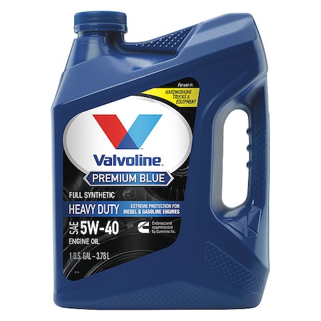 Valvoline Diesel Engine Oil, Jug, 1 gal, Synthetic, Diesel Engines, 5W ...