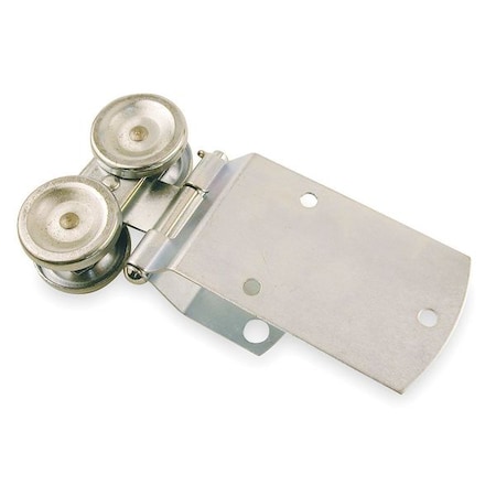 Zoro Select Hanger, Door, Track, 4-5/8"L x 2-1/4"W 4PE56 | Zoro