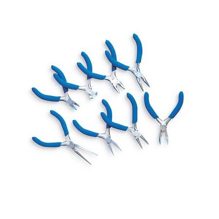 WESTWARD - 8Precision Plier Set, Dipped Handle - 4PM16
