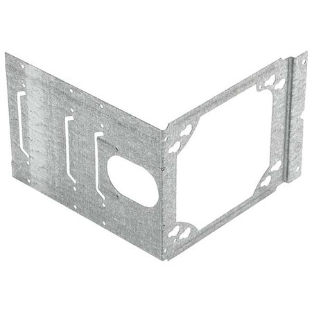 Eaton B-Line Mounting Bracket, Pre-Galvanized Steel, Electrical Box ...