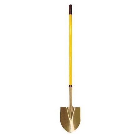 Ampco Safety Tools Round Point Shovel, Not Applicable Blade, Aluminum ...