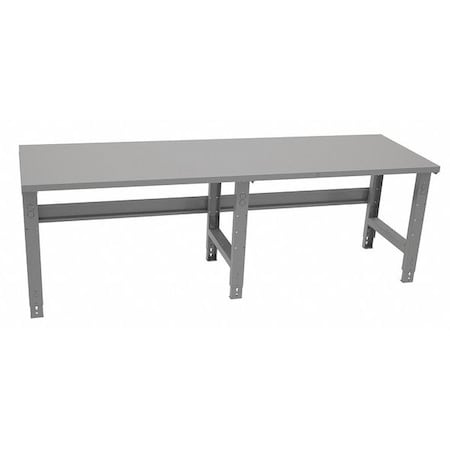 Tennsco Bolted Work Bench, Steel, 96" W, 33-1/2" Height, 4000 lb ...