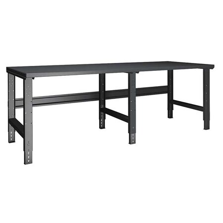 Tennsco Bolted Work Bench, Steel, 96" W, 33-1/2" Height, 4000 lb ...
