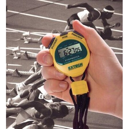 Extech Digital Stopwatch, Water Resistant 365510 | Zoro