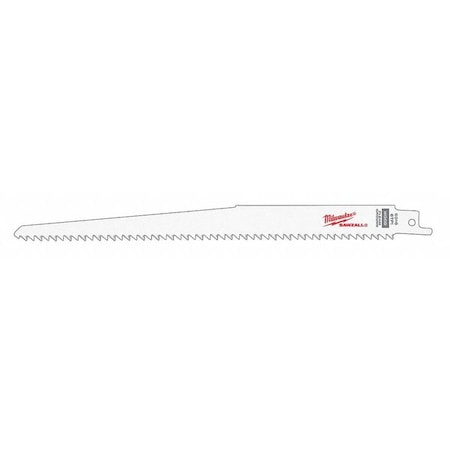 Milwaukee Tool 12" 6 TPI Fleam Ground SAWZALL Blades (5 Pk) 48-00-5017 ...