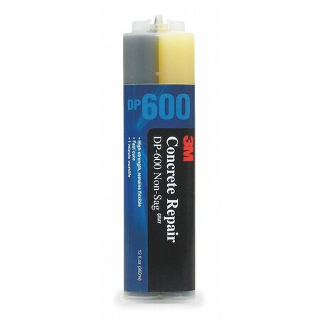 3M 12 oz. Gray Concrete Repair Cartridge DP600-56603 | Zoro